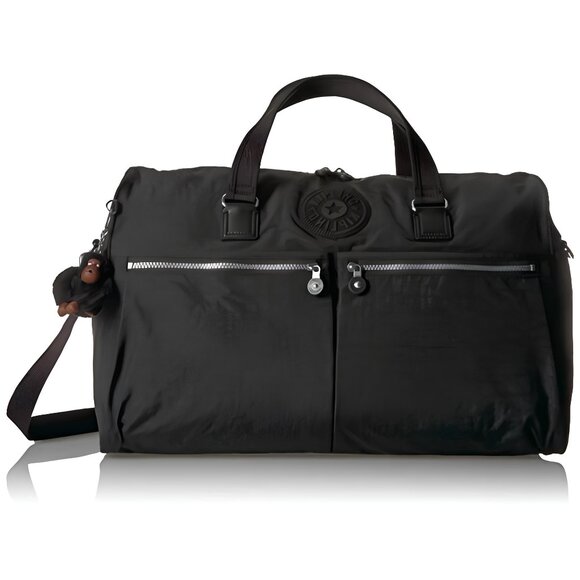 Kipling | Bags | Kipling Itska Satchel Large Solid Duffle Handbag Black ...